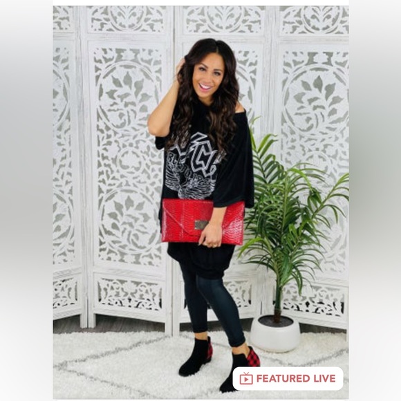 Blumin Apparel | Dresses | Blumin Apparel Rock World Tour Tunic Shirt ...